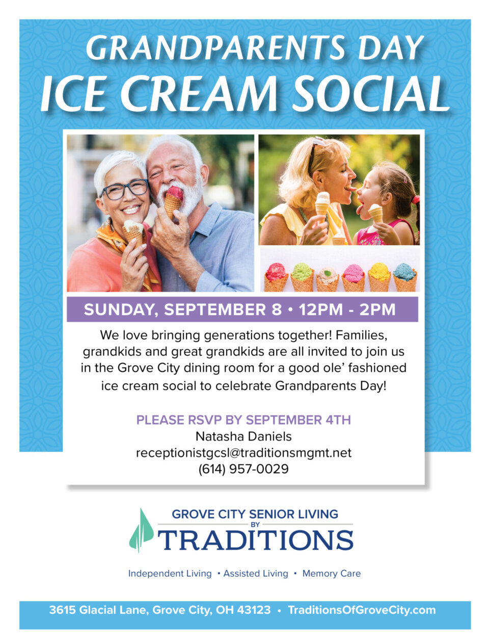 Gradparents Day IceCream Social - Grove City Senior Living